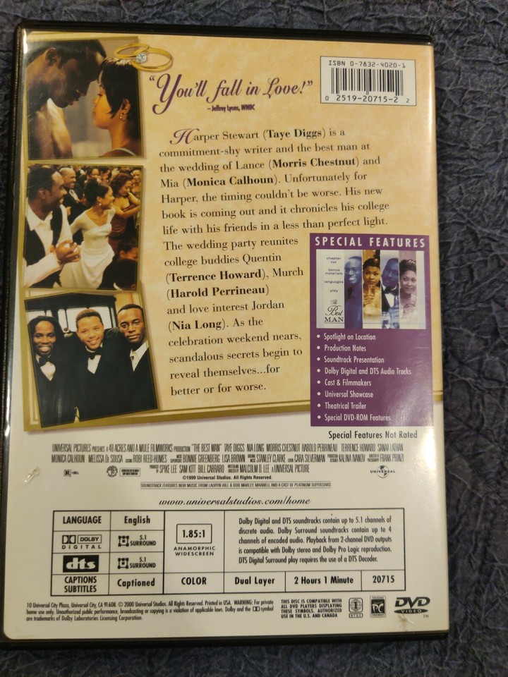 The Best Man (DVD, 2000) 25192071522 | eBay