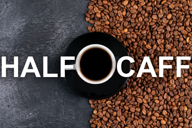 2 , 5, 10 LB HALF CAFF BLEND, HALF CAFFEINE / HALF DECAF ROASTED COFFEE ...