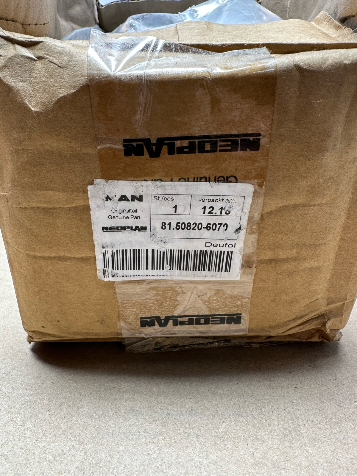 Genuine OEM MAN Neoplan Air Disc Brake Pads Set Knorr-Bremse SN7 SB7 ...