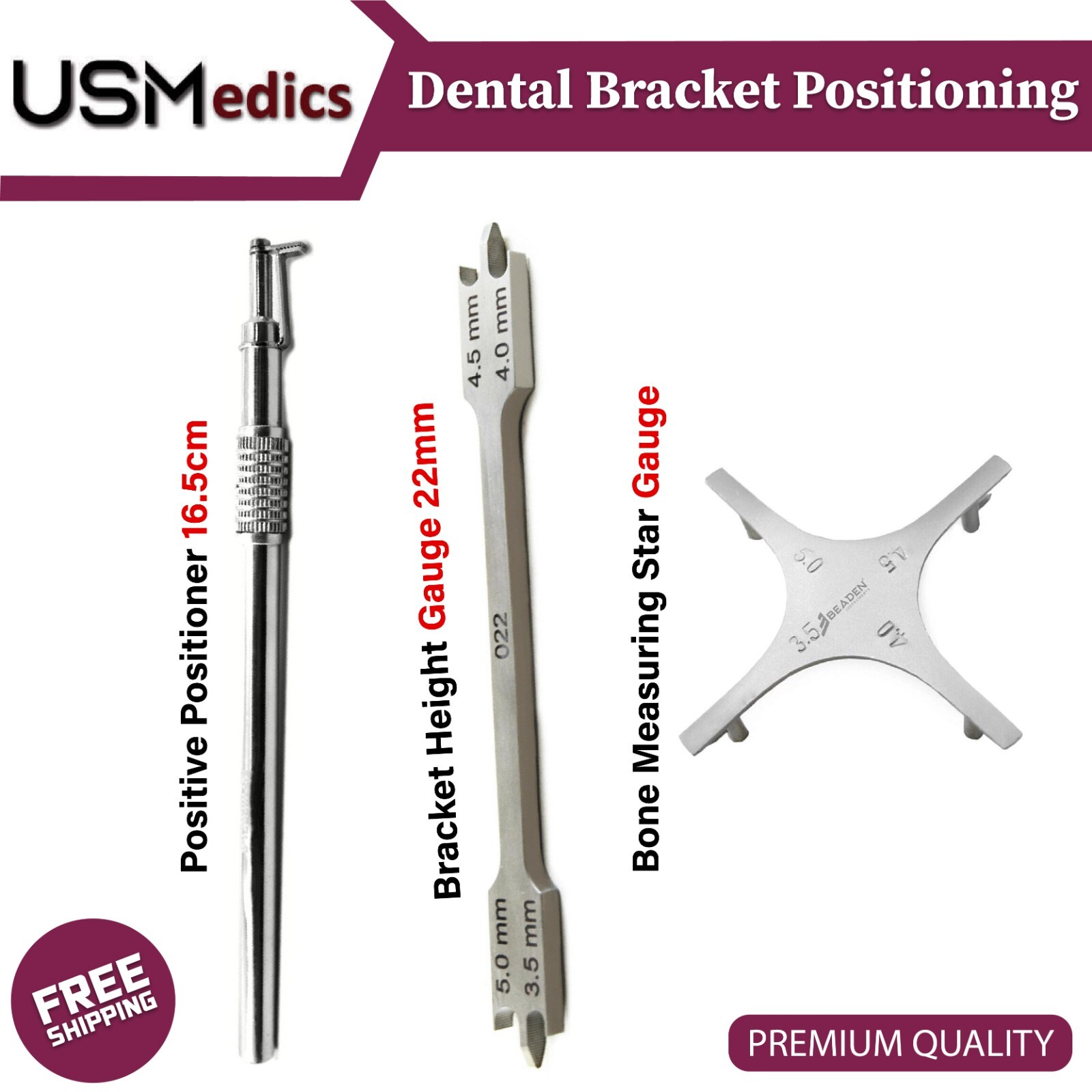 Brackets Positioning Gauge Bonding Bracket Placing Height Star Gauge ...