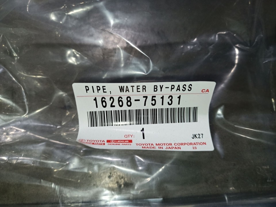 OEM GENUINE TOYOTA TACOMA (2017-2021) MODELS Pipe, Water By-Pass 16268 ...