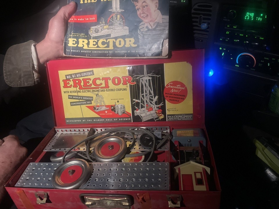 No. 61 Erector Vintage Set Complete | Working Motor Never Been Used | eBay
