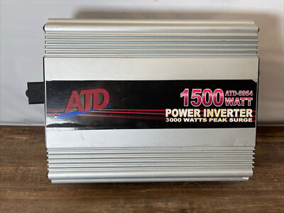 ATD Tools 1500 Watt Power Inverter - 12V Systems - 3000 Watt Peak Load ...