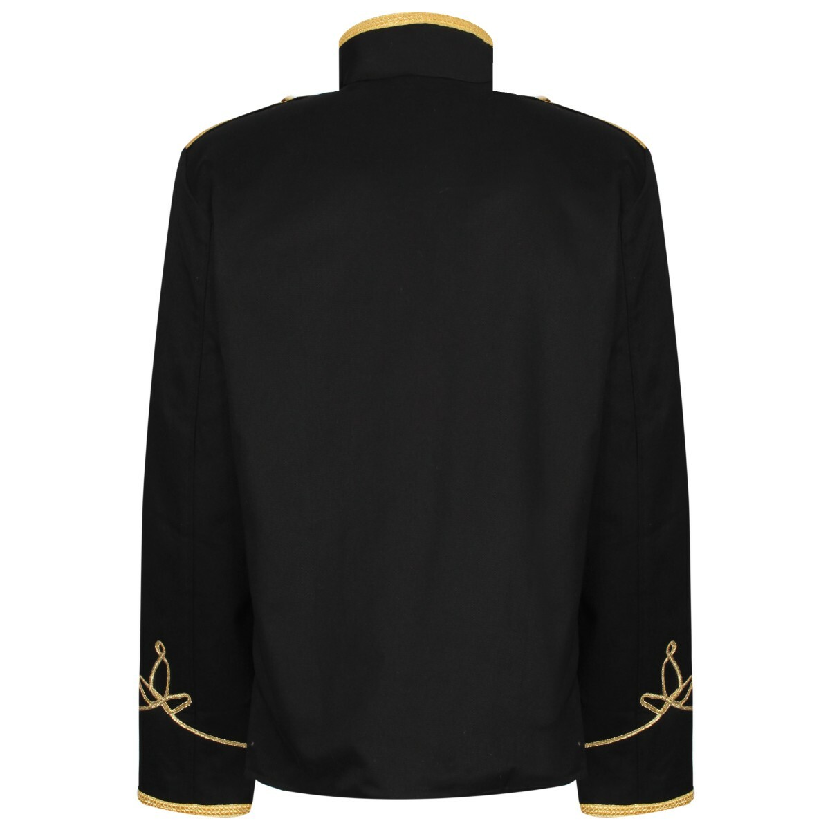 Ro Rox Military Jacket Mens Black Hussar Parade Gothic Drummer ...