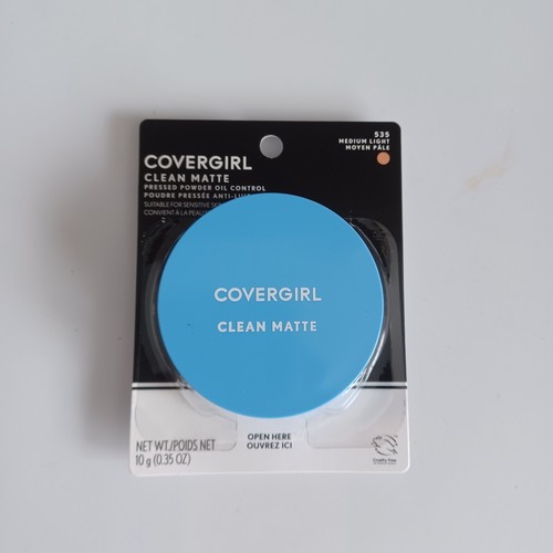 Covergirl Clean Matte Oil Control Pressed Powder - #535, Medium Light ...