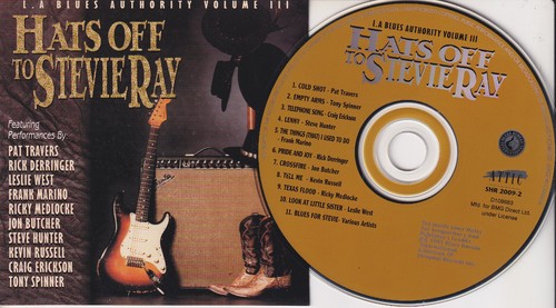 L.A. BLUES AUTHORITY III Hats Off To Stevie Ray Vaughan (CD 1993) PAT ...