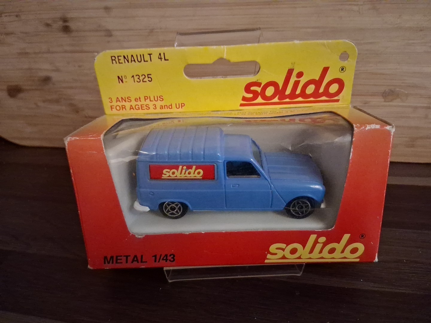 Solido Blue Renault 4L Van No 1325 Promotional Die Cast Model 1:43 ...