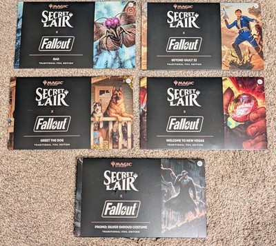 Magic The Gathering Secret Lair x Fallout The Atomic-Grade Foil Bundle ...