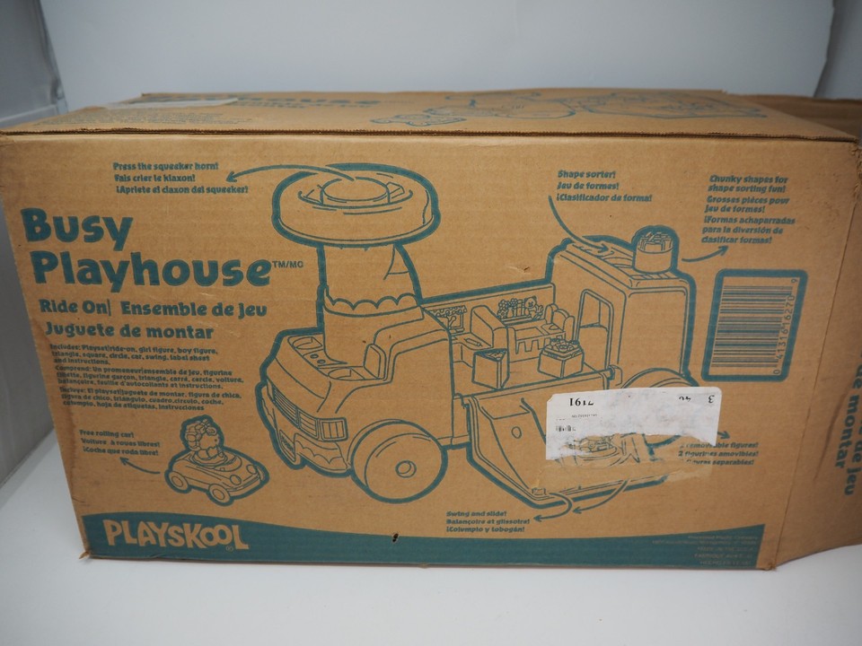 Playskool Busy Playhouse Ride-On OPEN BOX – Factory Sealed Parts – New ...