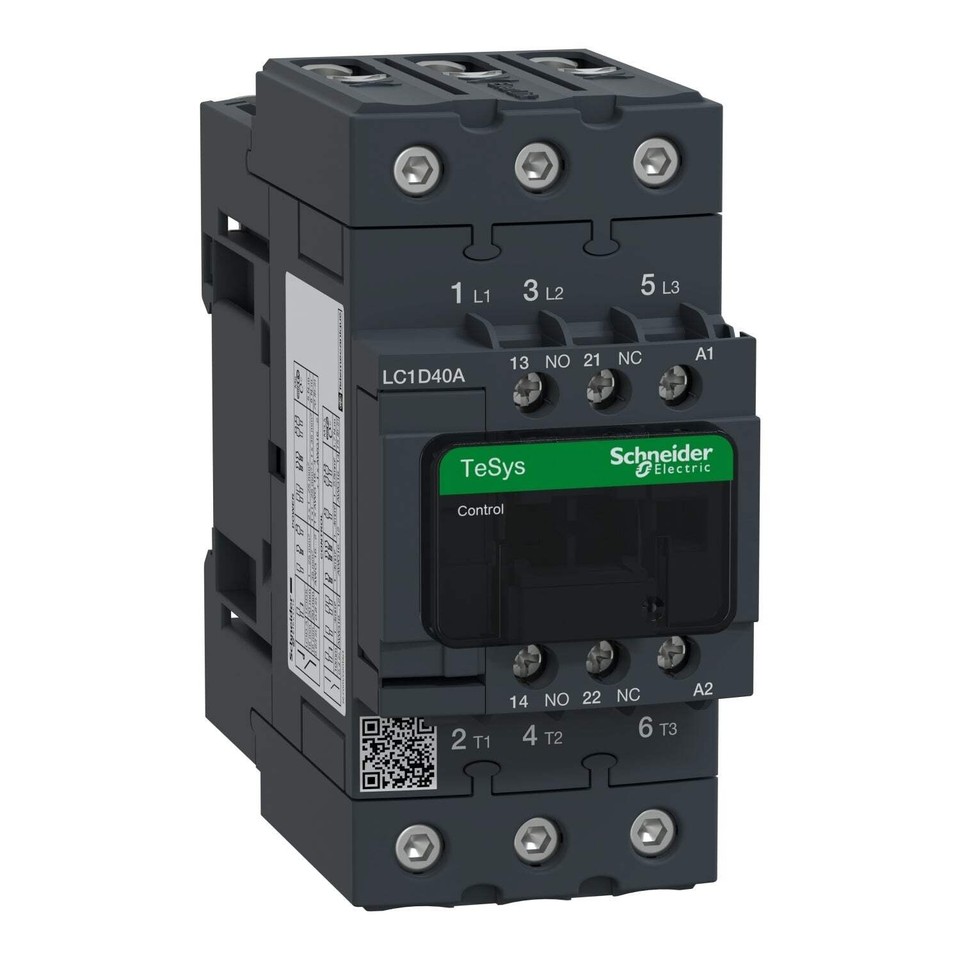 LC1D40AP7 - Schneider Electric TeSys D 40A 3-Pole Motor Contactor 230V ...