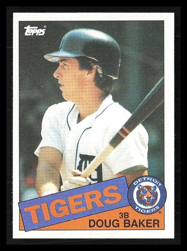 Doug Baker 1985 Topps #269 Detroit Tigers Rookie | eBay