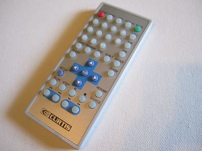 CURTIS Remote control for Curtis DVD8007B 7-Inch LCD Portable DVD ...