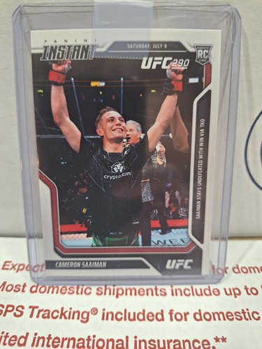 CAMERON SAAIMAN Rookie RC 2023 Panini Instant /102 UFC 290 #53 MMA UFC ...