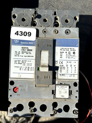 GE SEDA36AT0100 Industrial Circuit Breaker 100 Amp 600VAC 3 Pole | eBay