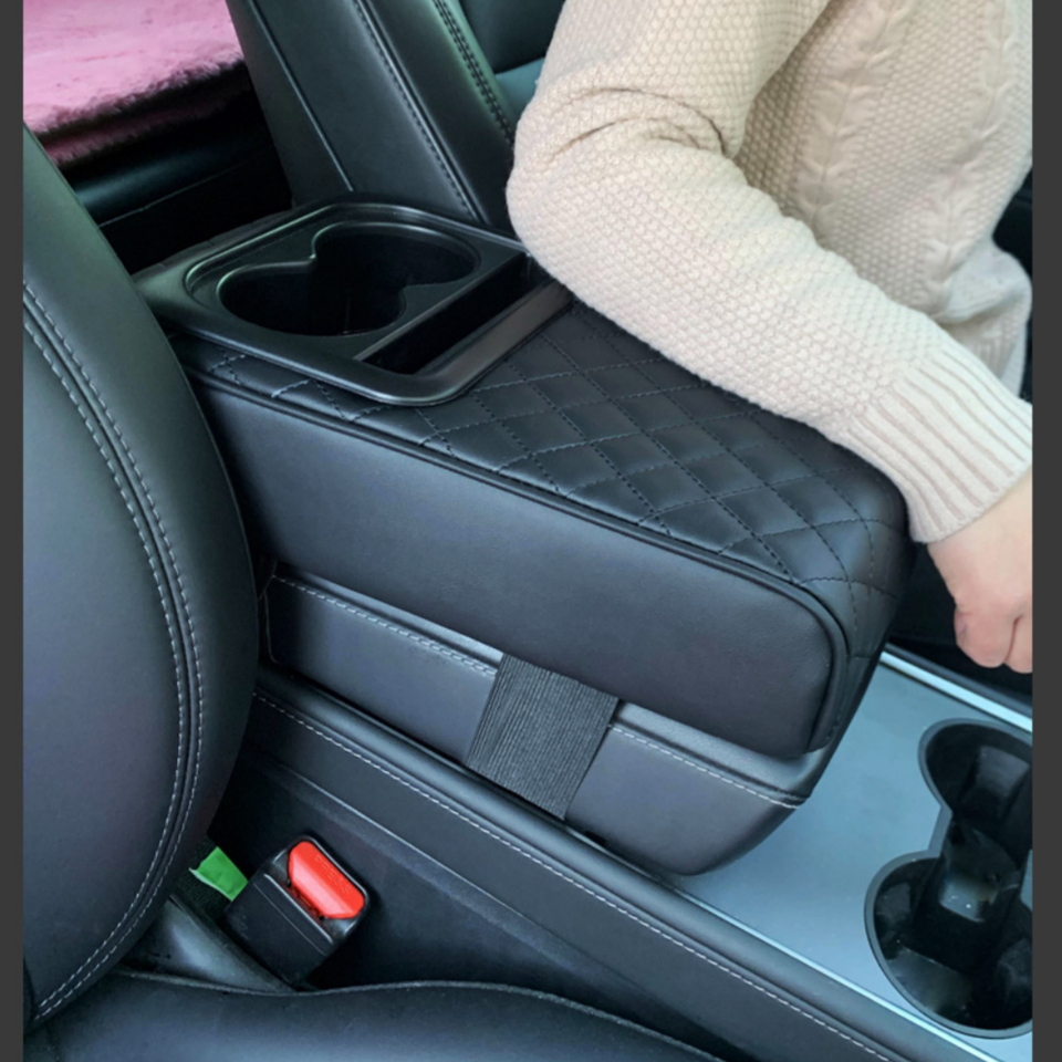 Car Center Console Armrest Pillow Vehicle Armrest Cover Cushion with ...