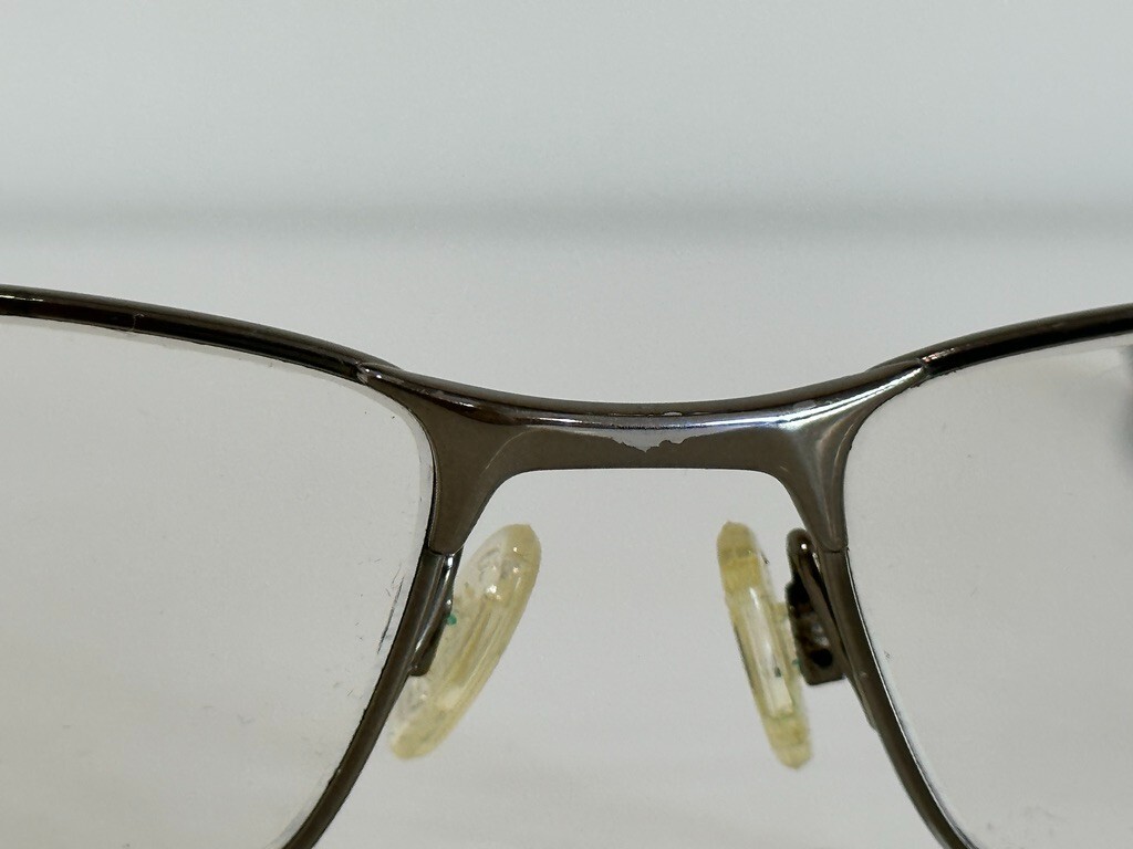 Oakley Socket 4.0 Rectangle Olive Chrome Eyeglasses Optical Frame 53-18 ...
