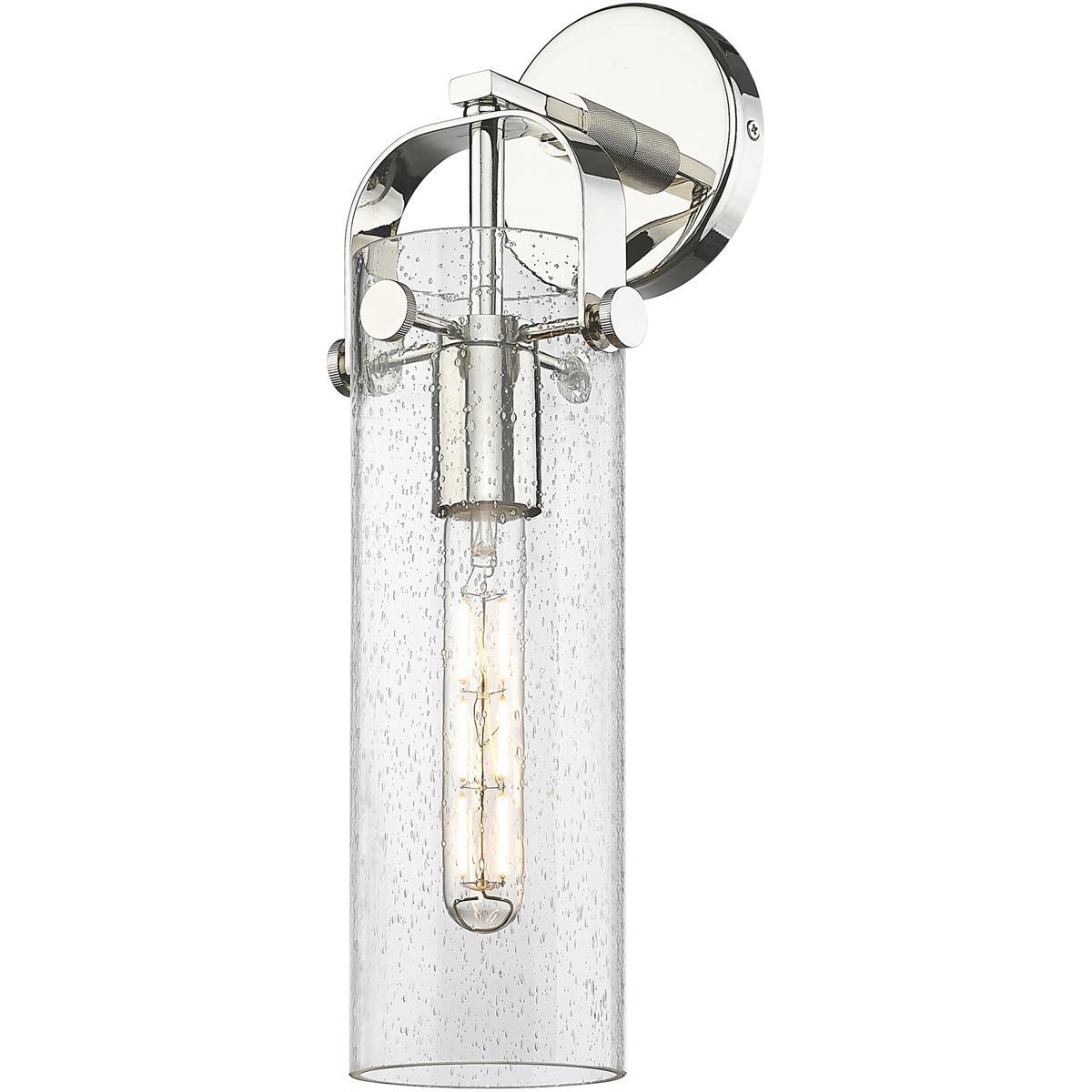 Innovations Lighting 413-1W-PN-G413-1W-4SDY Pilaster Wall Sconce ...