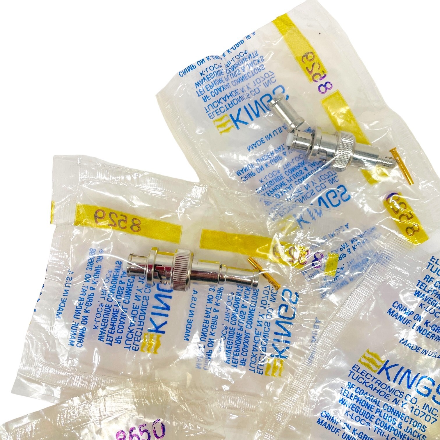 10x Mix Kings Electronic 1705-2 RF Connector Plug Beryllium Cooper SHV ...