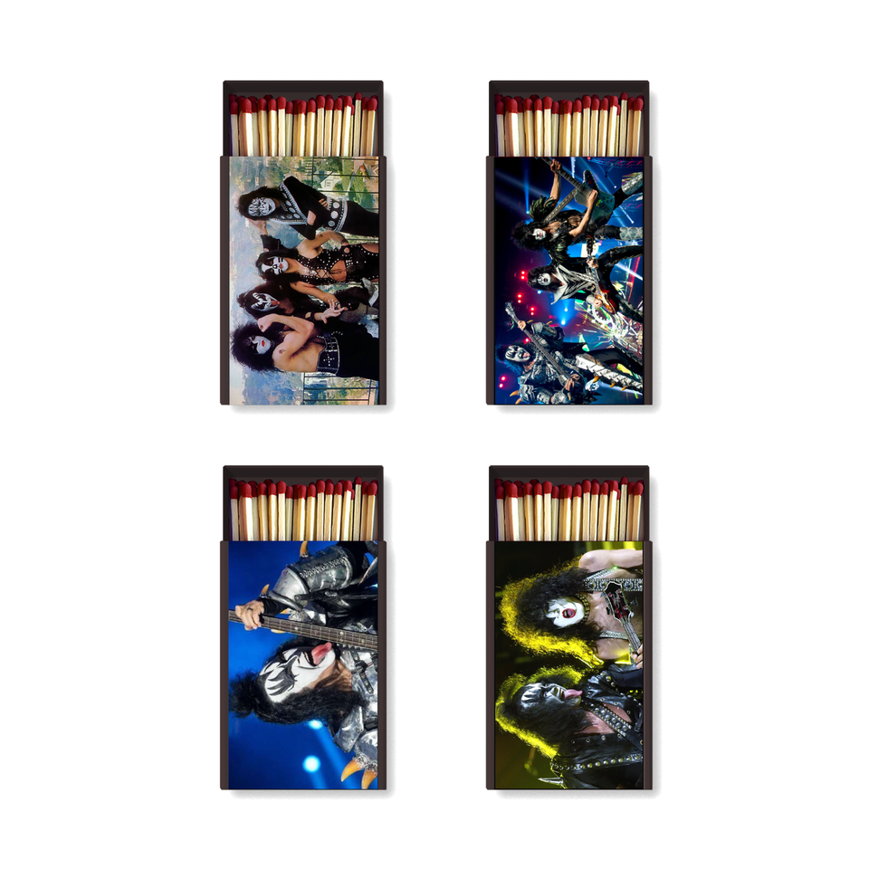 Kiss Band 44 Match Boxes Grand Box Gift Set Souvenir Collector Box 50 ...
