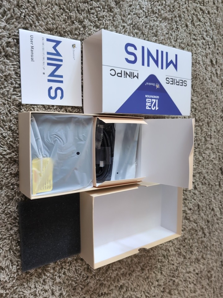 Beelink Mini S Black 16GB Memory 500GB Storage Intel Alder Lake N100 ...