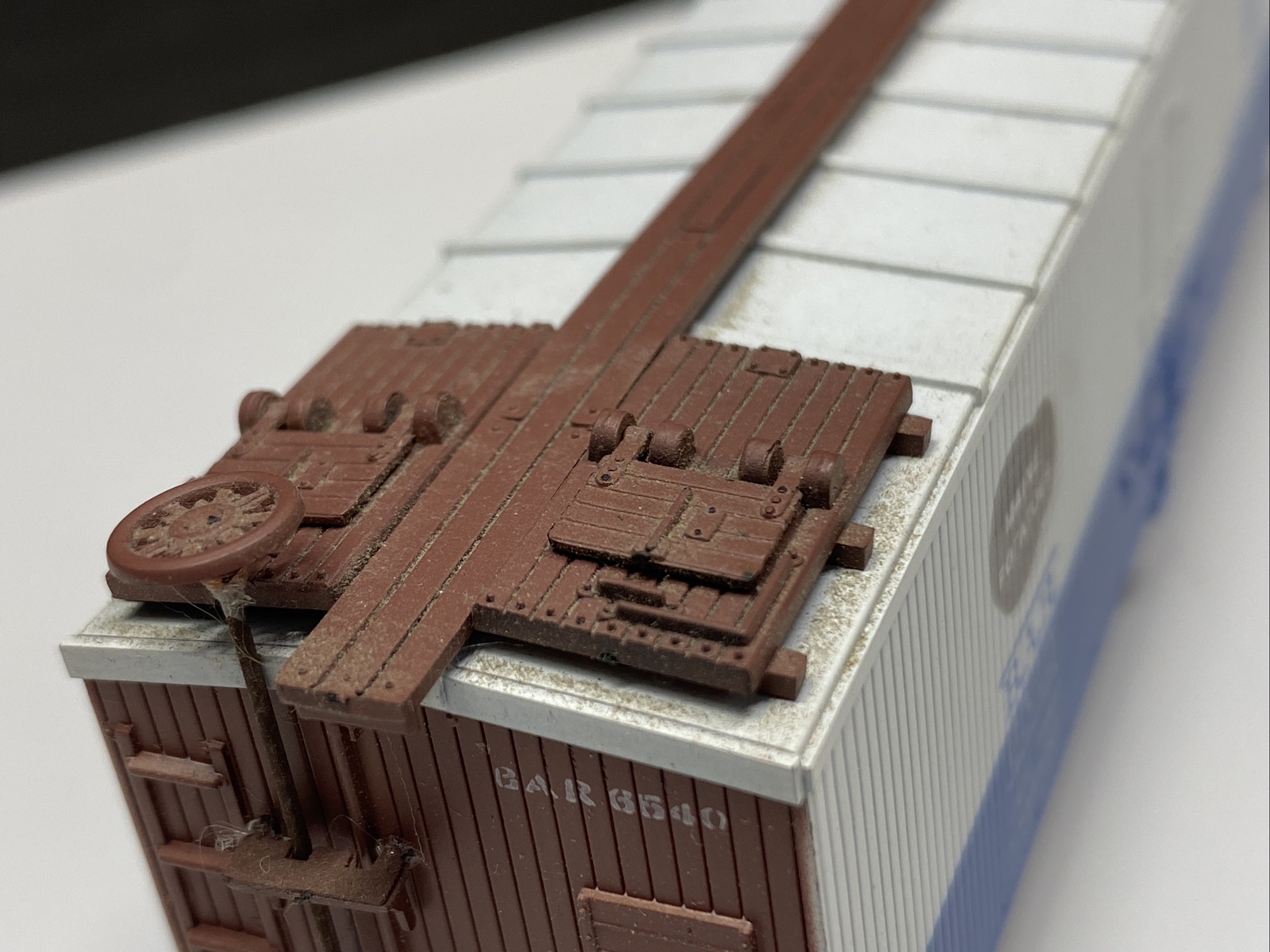 ROUNDOUSE HO scale MAINE POTATOES BAR #6540 WOOD REEFER 40' w/ AXEL ...