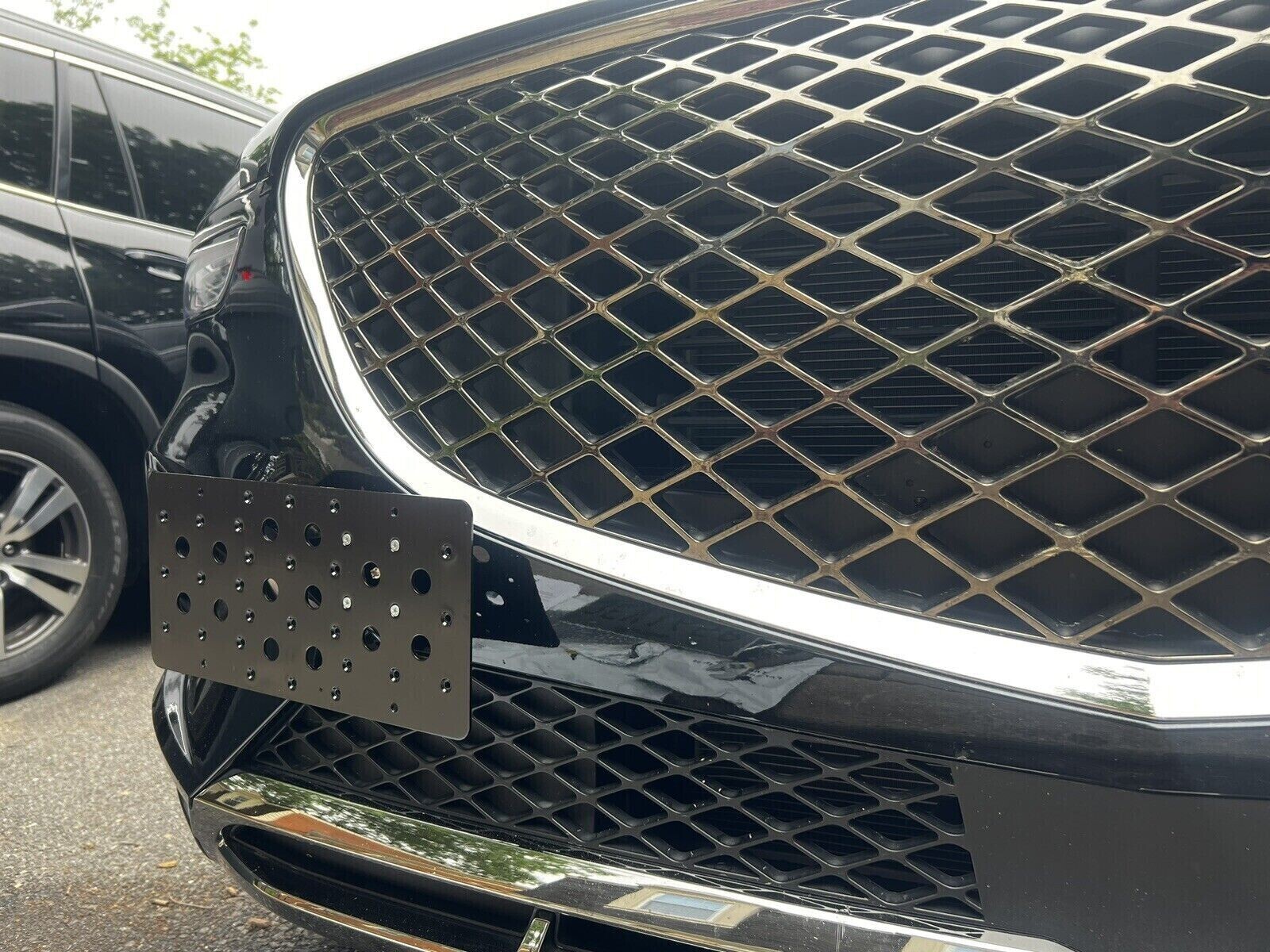 2022-2025 Genesis GV70 Front Bumper Tow Hook License Plate Tag Mount ...