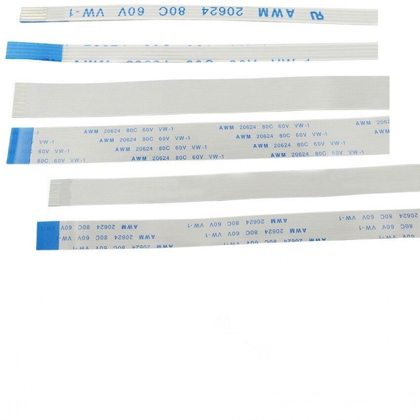 10pcs FFC/FPC Flexible Flat Cable Ribbon 0.5mm 1.0mm 18P-32P 20624 80C ...