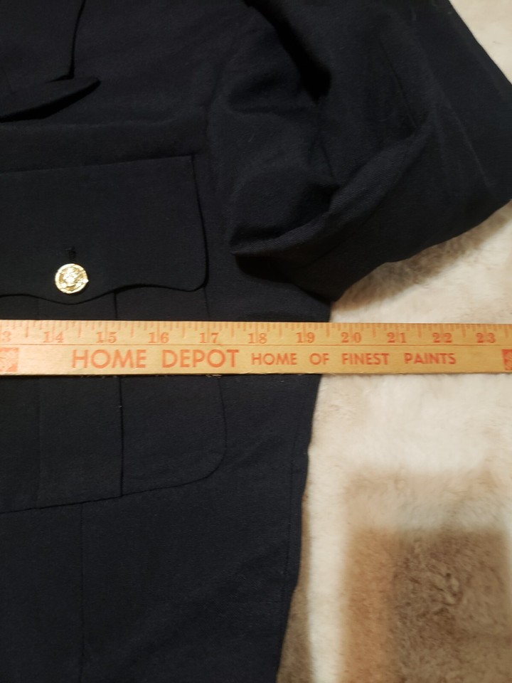 ARMY Military Officer ASU Dress Jacket 39R Long Bremen Bowdon | eBay