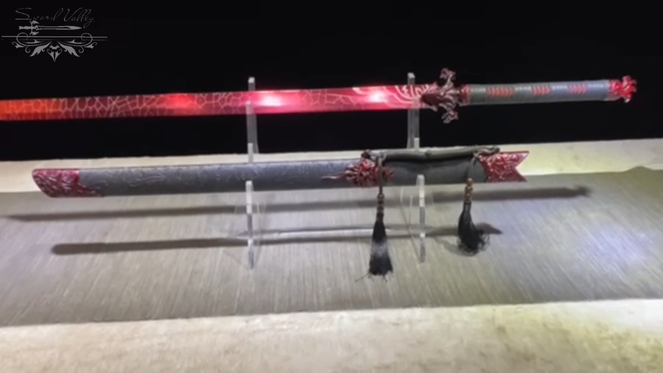 Handmade Sword/Real Katana/Full Tang Blade/High Manganese Steel/Anime ...