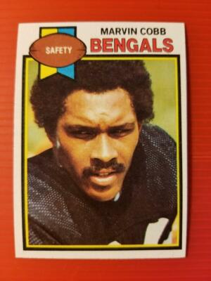 VINTAGE MARVIN COBB #156 CINCINNATI BENGALS - USC TROJANS - 1979 TOPPS ...