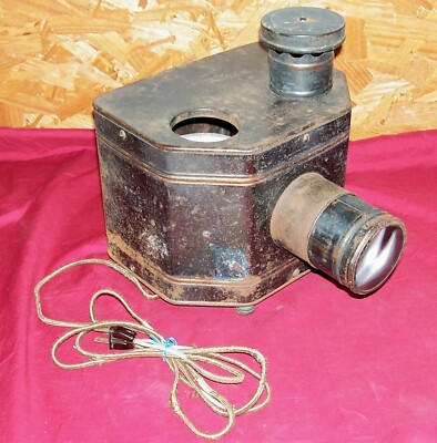 Antique Radio Opticon Electric Picture Viewer Magic Lantern Projector ...