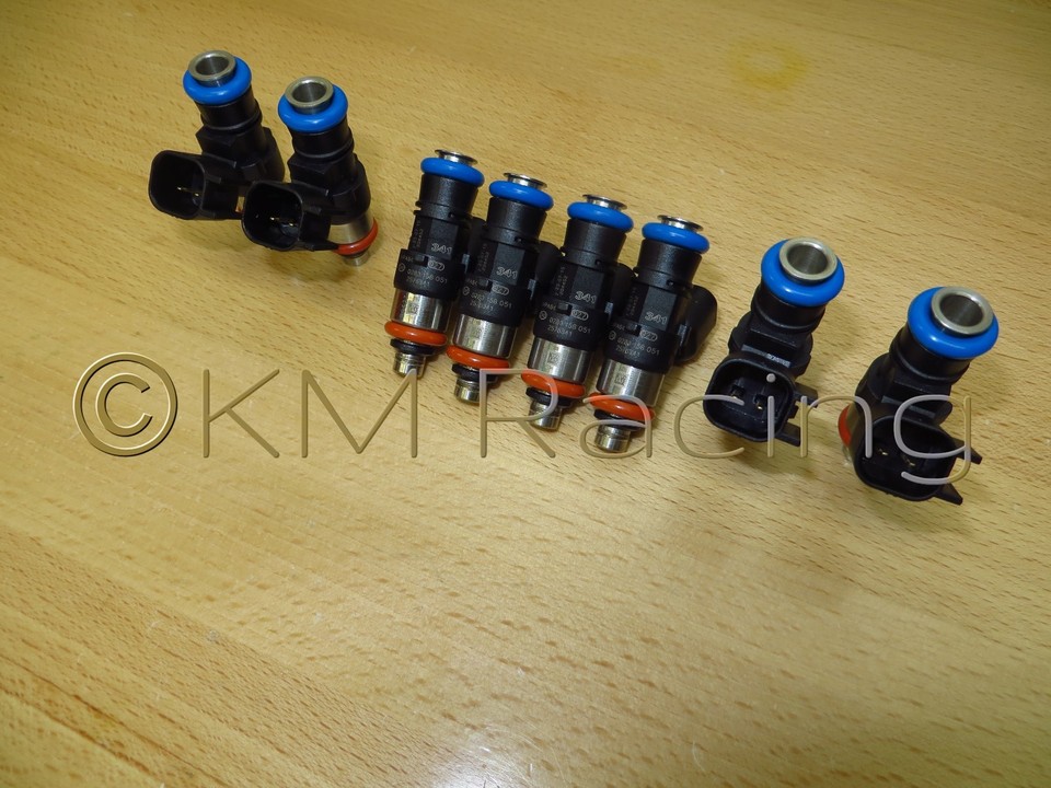8x New Bosch 42LB Fuel Injectors 2006-2013 Corvette LS3 L99, 2010-2015 ...