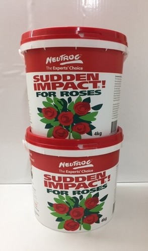 Neutrog Sudden Impact for Roses Organic Fertiliser 4Kg x2 (Twin Pack ...