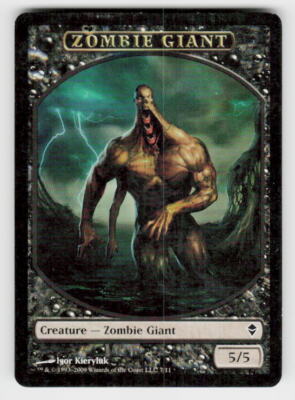 Zendikar #7 Zombie Giant Token | eBay