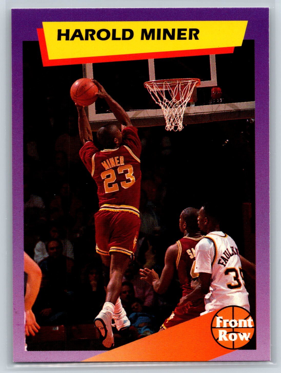 1992 Front Row Dream Picks Harold Miner Rookie USC Trojans RC #55 | eBay