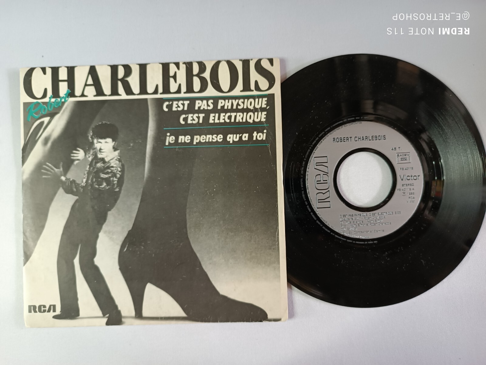 Vinyl 45 RPM Disk 45T Robert Charlebois Je Ne Thinking Of What To Toi ...