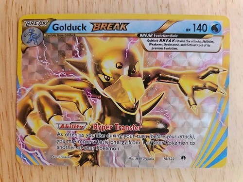 Golduck BREAK 18/122 BREAKpoint NM Ultra Rare Pokemon Card | eBay