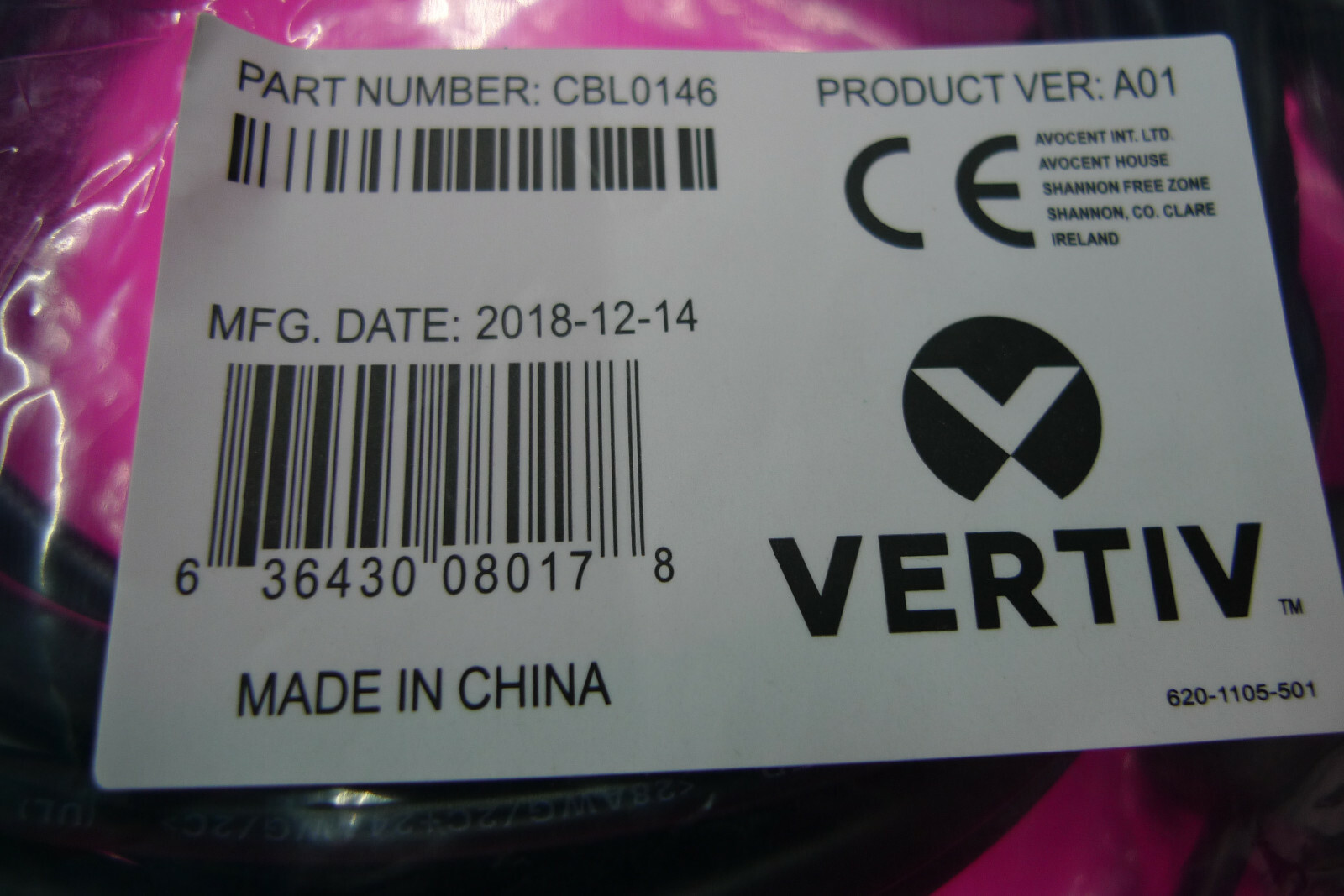 NEW Avocent Vertiv USB Keyboard Mouse DVI-D & Audio 6Ft. KVM Cable ...