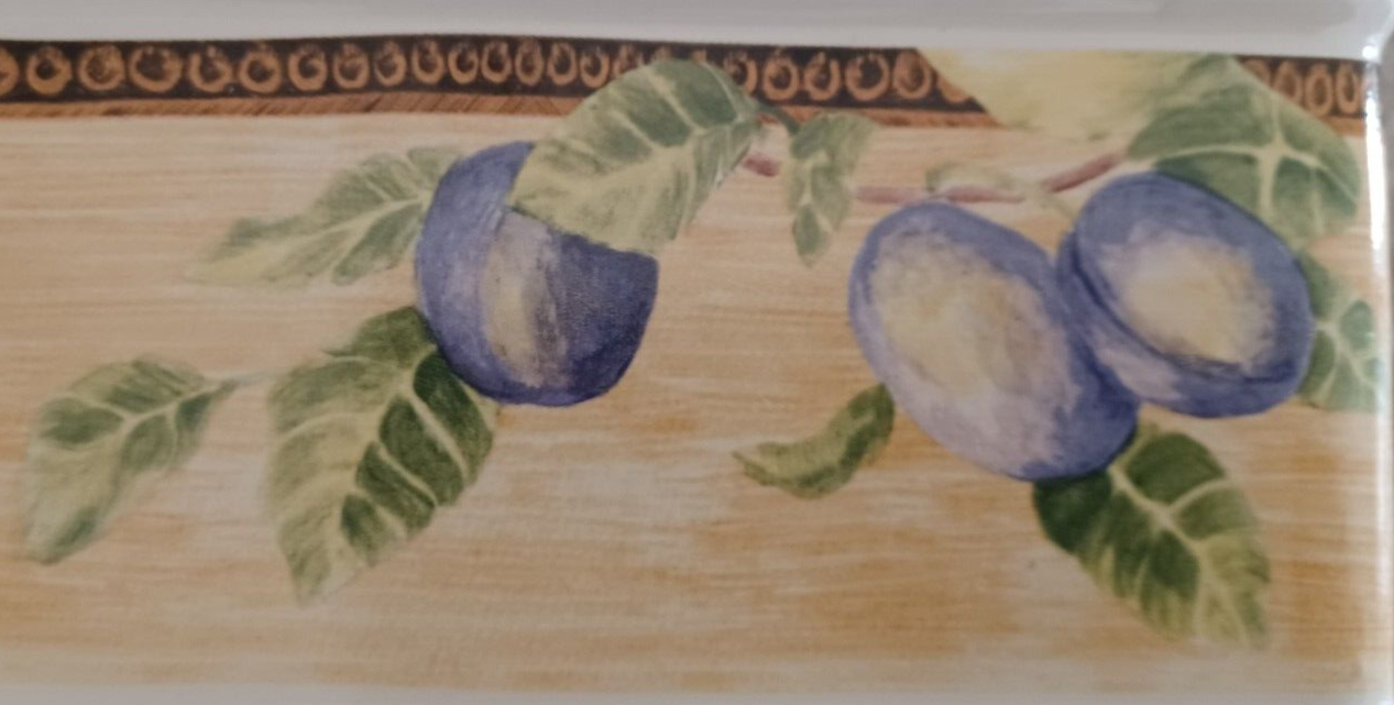 Jay Import Company Rectangle Shaped Ceramic Canister With Fruit | eBay