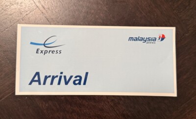 Malaysia Airlines Fast track express arrivals card customs Australian ...
