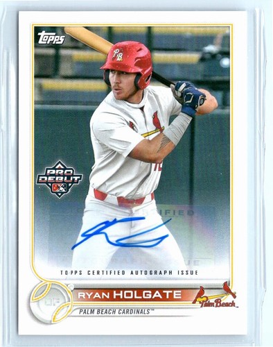2022 Topps Pro Debut #PD-21 Ryan Holgate Autographs | eBay