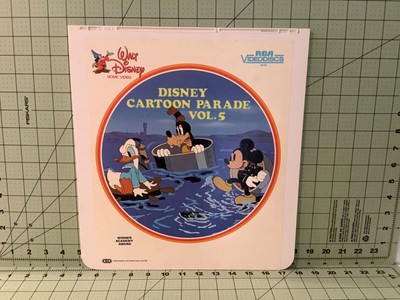 VTG Disney Cartoon Parade Vol 5 Videodisc CED RARE OUT OF PRINT HARD TO ...