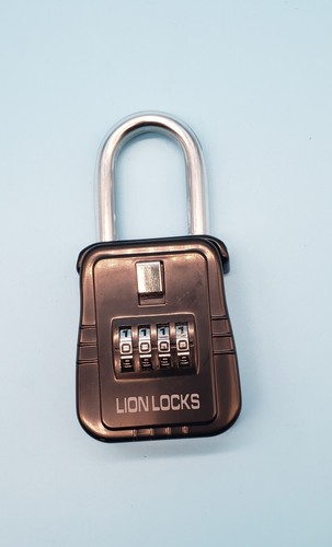 Lion Locks Key Storage Lockbox Set Your Own Code Lock Portable Key ...