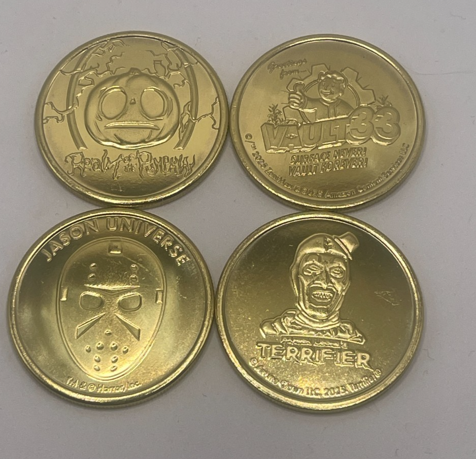 Halloween Horror Nights HHN 2025 HHN25 Tribute Store Art Medallion Coin ...