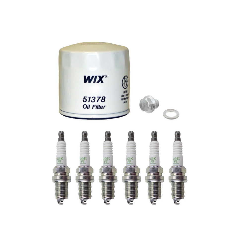 Wix Engine Oil Filter & NGK 6 V-Power Spark Plugs kit for Legend NSX 3 ...