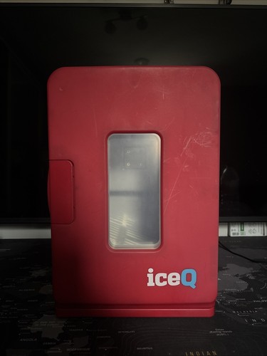 iceQ 15L Deluxe Portable Freestanding Mini Fridge with Window - Red ...