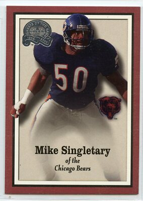 2000 Fleer Greats of the Game Football - #37 - Mike Singletary ...
