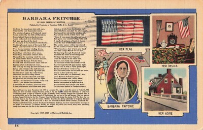 Postcard Barbara Fritchie | eBay