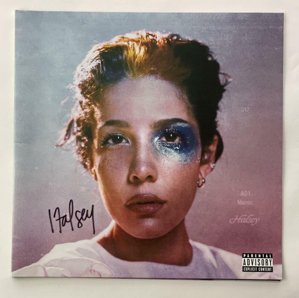 HALSEY SIGNED AUTOGRAPH ALBUM VINYL RECORD - SEXY MANIAC SINGER ...