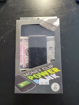 SOLARAY MONEY CLIP POWER BANK - MICRO USB PORT & USB PORT - 3 CREDIT ...